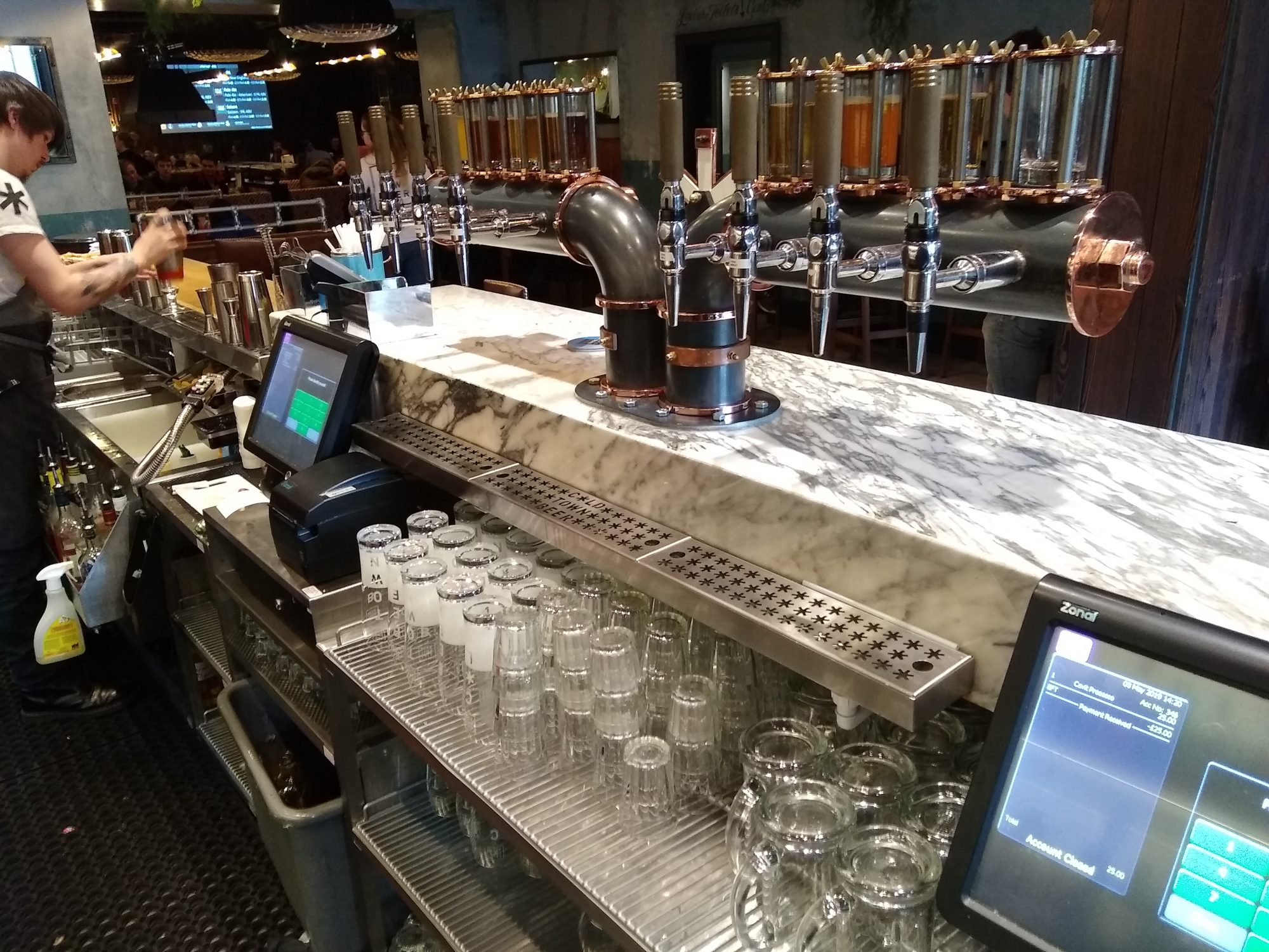 Rooftop Drinking at Cold Town House - Servaclean Bar Systems